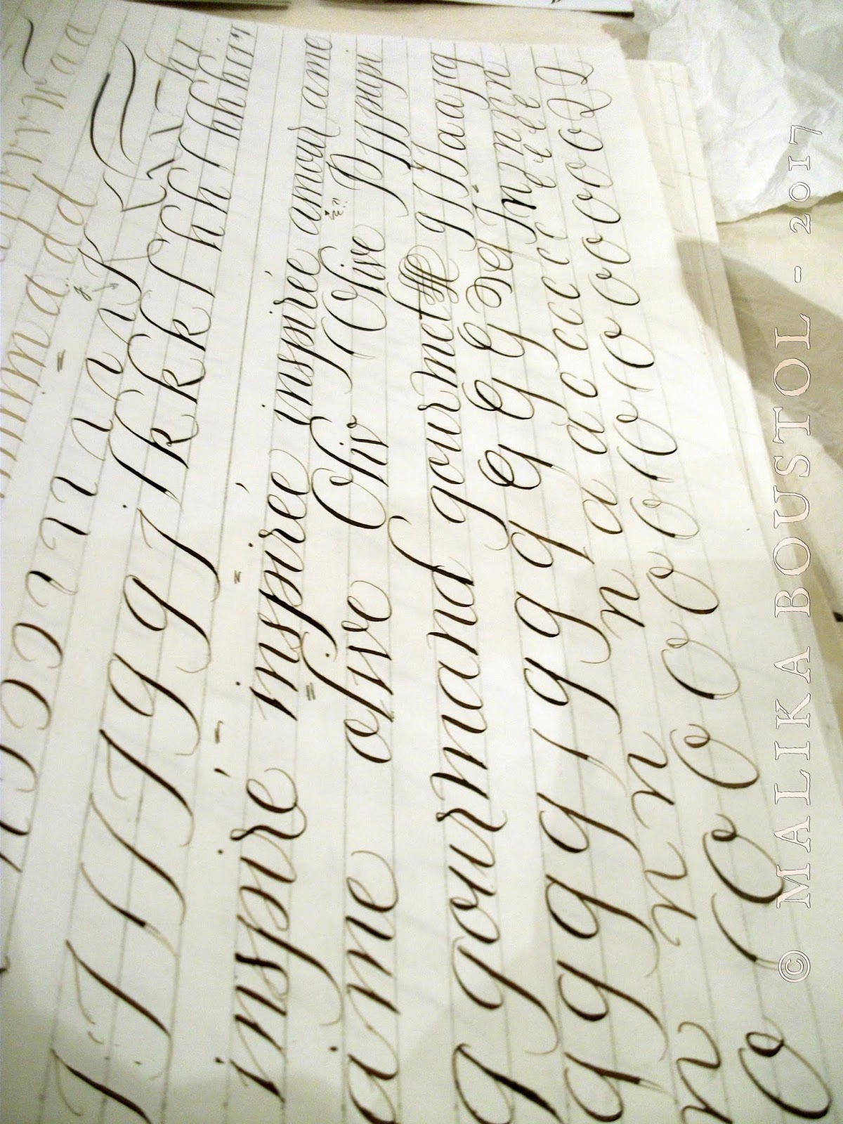 *NOUVEAU* – COURS DE CALLIGRAPHIE LATINE POUR ADULTES – HEILLECOURT