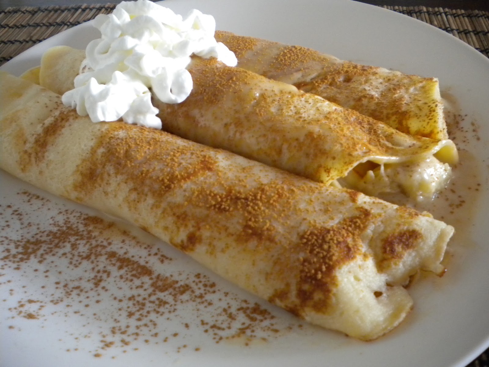 Cookingaround : Crepes Banana Filling