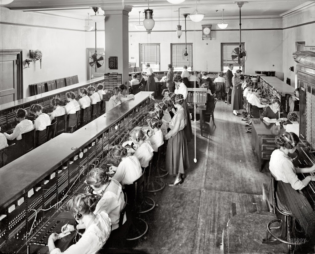 20 Vintage Photos of Women Telephone Operators at Work ~ Vintage Everyday