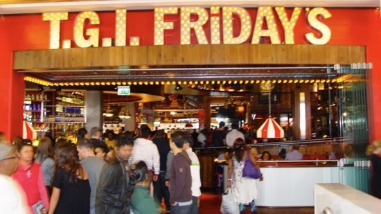 Chicken Wing Reviews: T.G.I. Friday's, Westfields, London