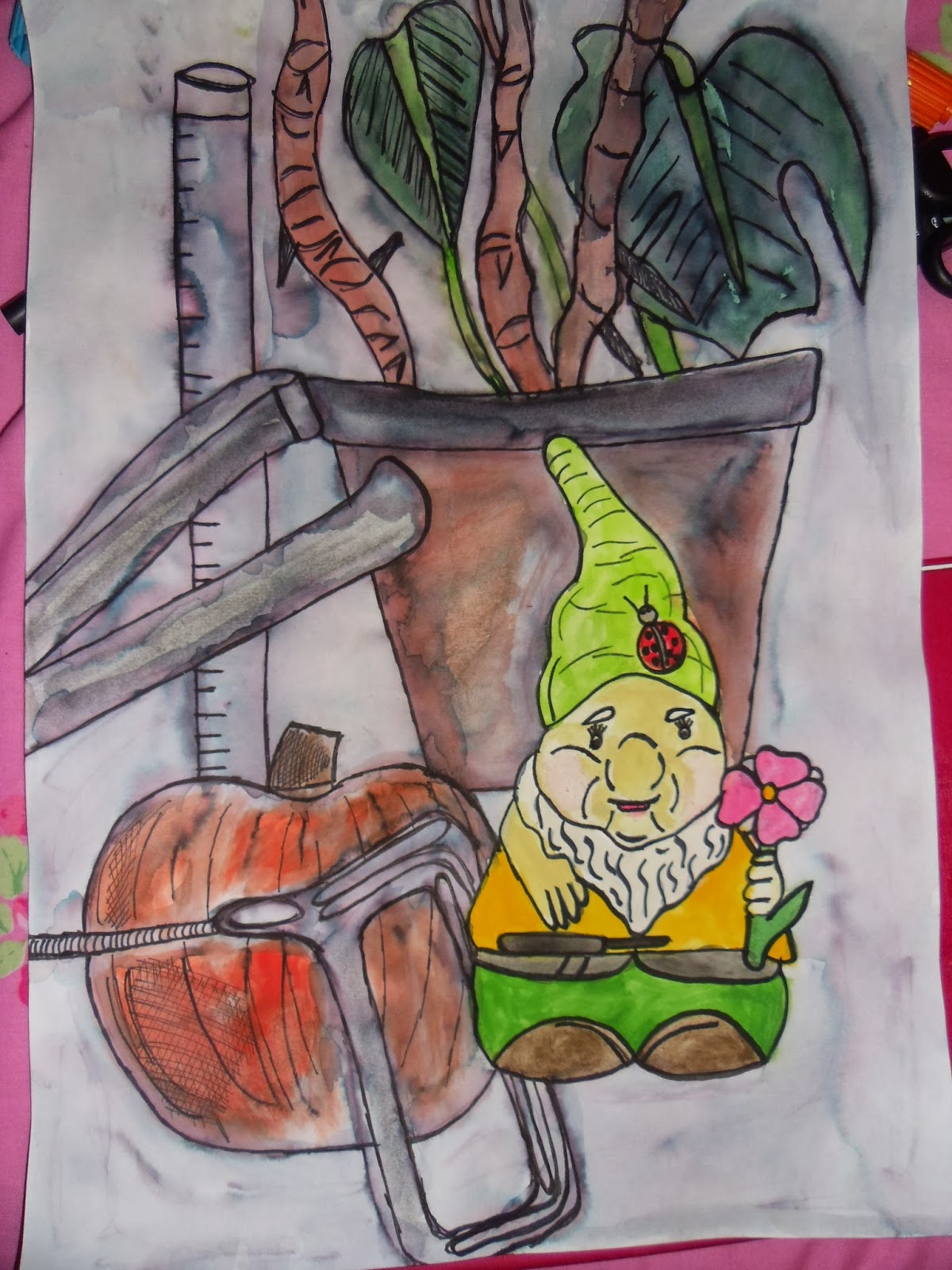 Naomi Peace's Textiles: Observational Drawings Exercises...