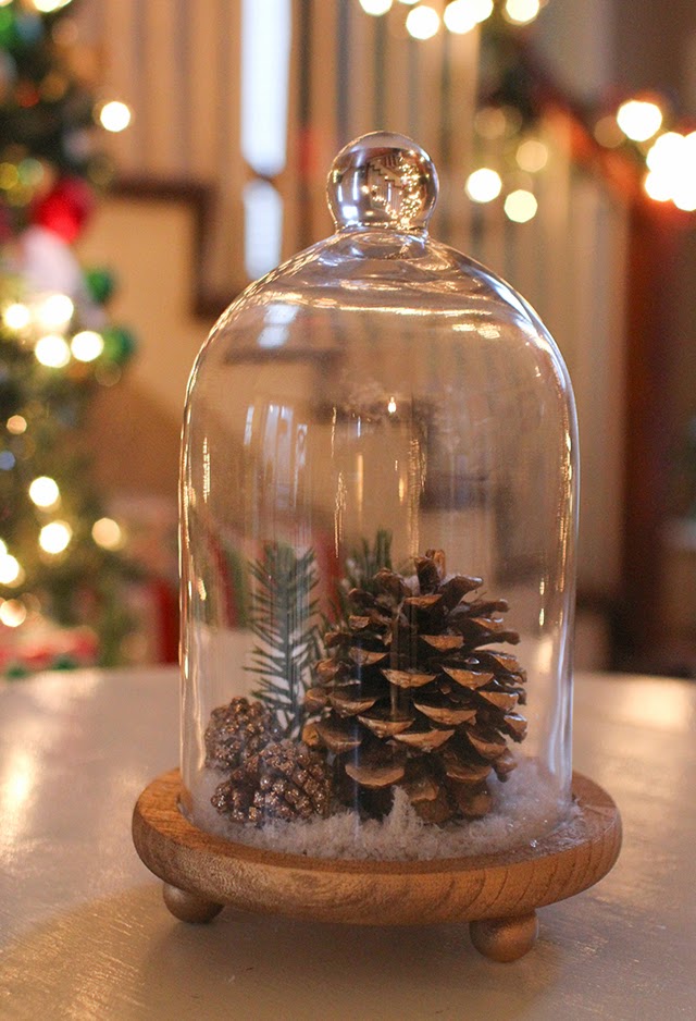DIY // DECORATIVE WINTER CLOCHE – Oh So Lovely Blog