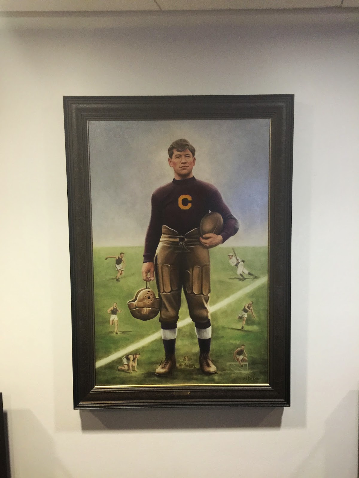 Susan Boone Durkee: My Jim Thorpe Portrait and the Pro Football Hall of ...