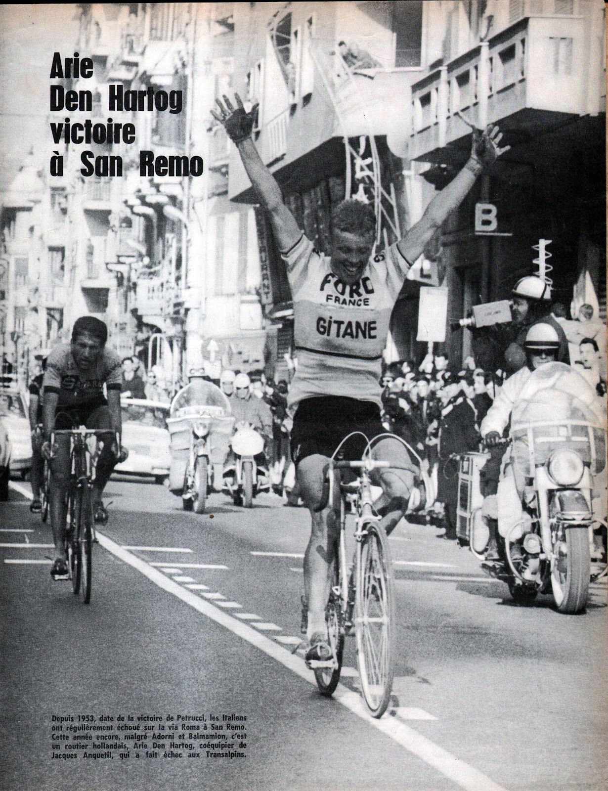 Mon Tour de France 1959 : la suite: Milan - San Remo