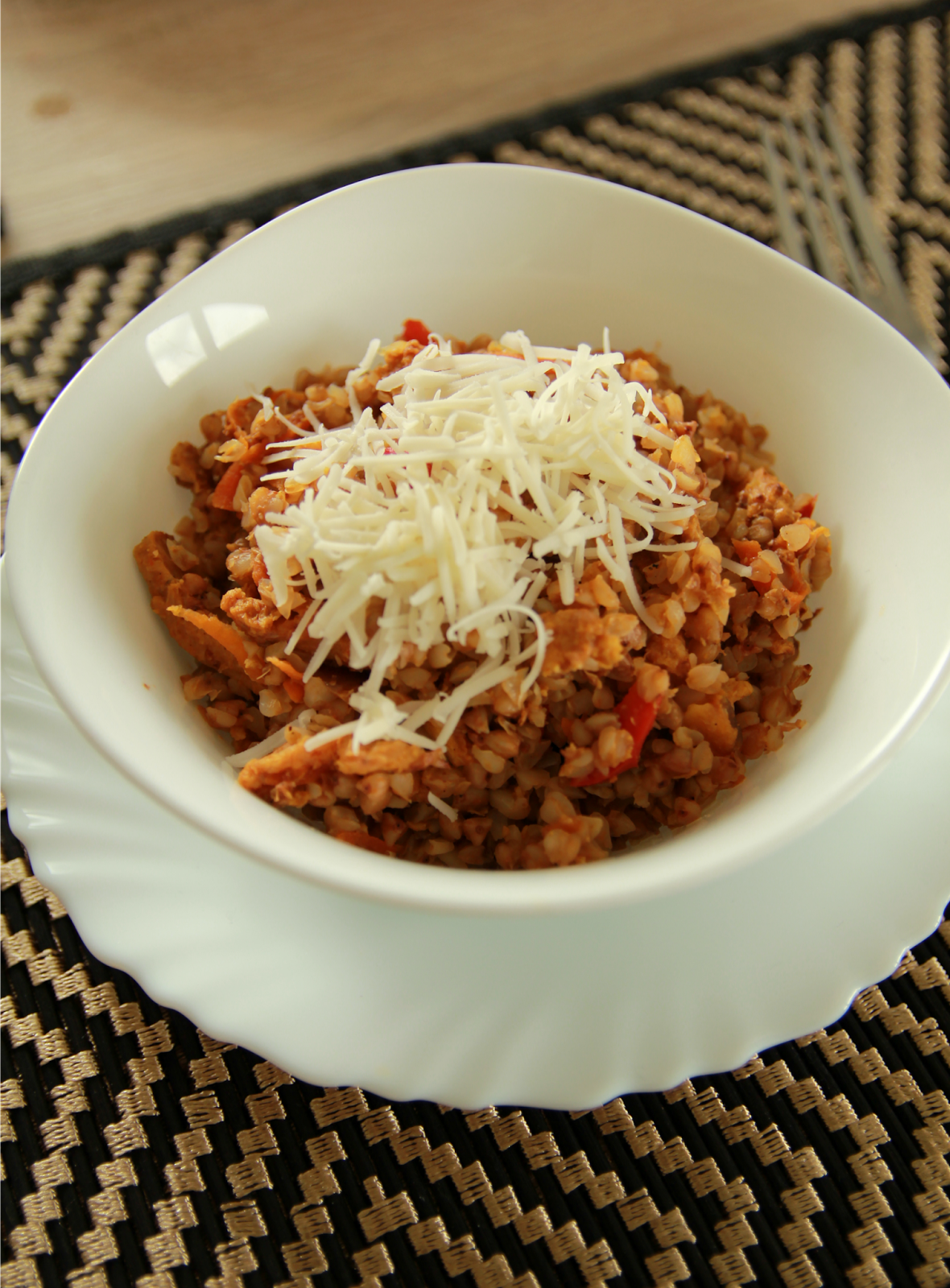 veganiški receptai : Grikiai su Soja