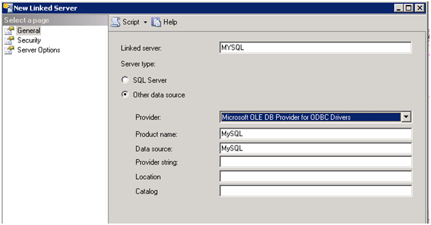 ICECreamSyu: SQL Server 利用Linked server 連結到 MySQL Server