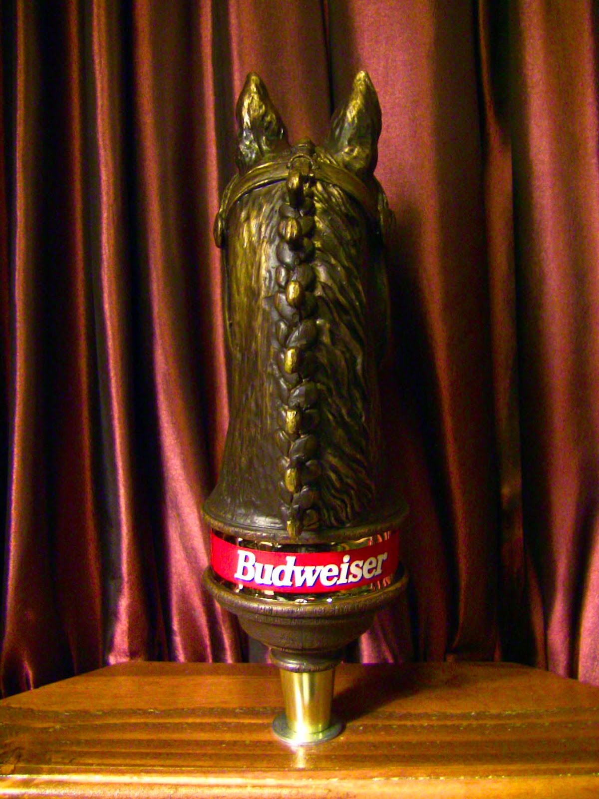Tap Handle #331: Budweiser - Bronze Clydesdale