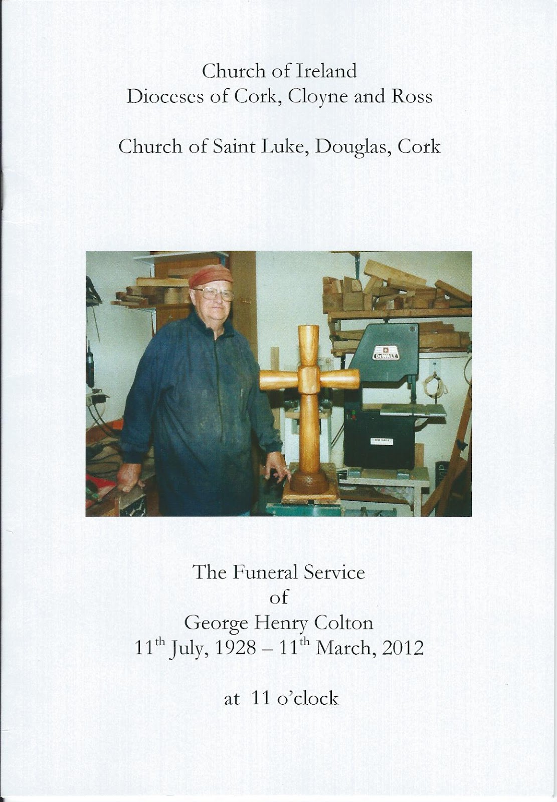 Cork Chapter of the Irish Woodturners Guild: 2012