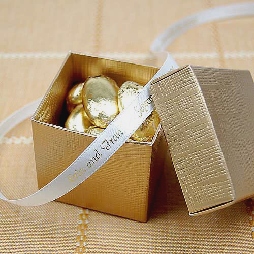 Silver and Gold Foil Jordan Almonds - Unxia