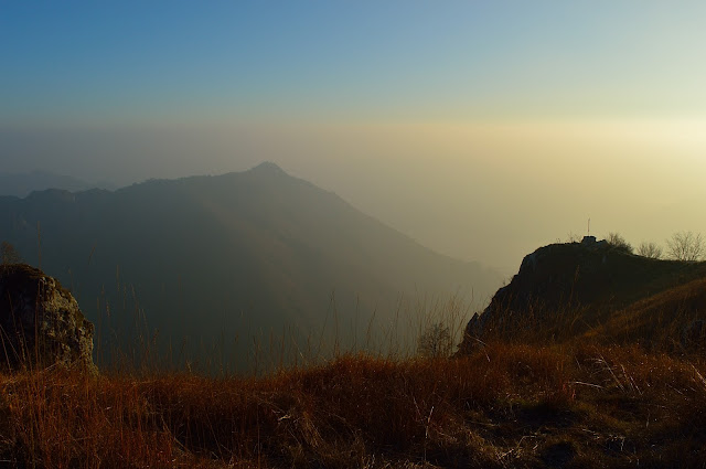 Trekking in Italy. Hiking from Lecco to Monte Resegone