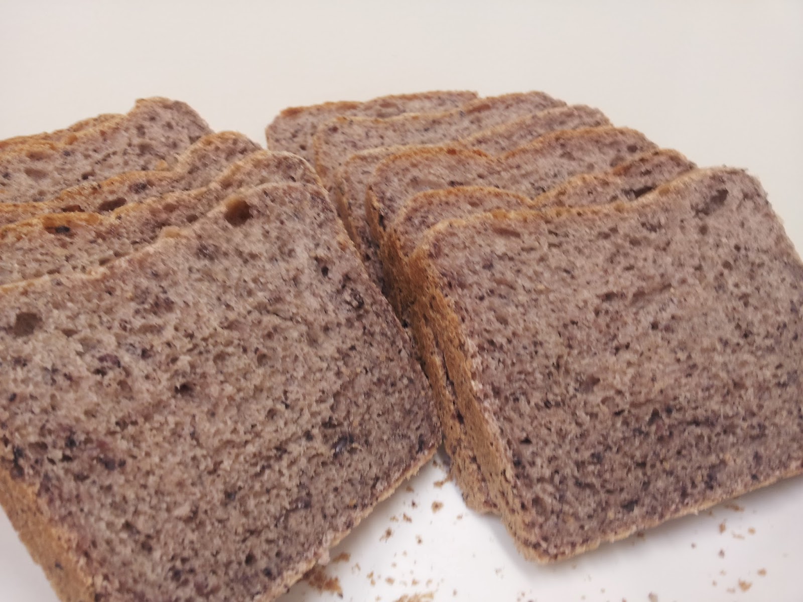 Pat's Kitchen Journal: Black glutinous rice bread