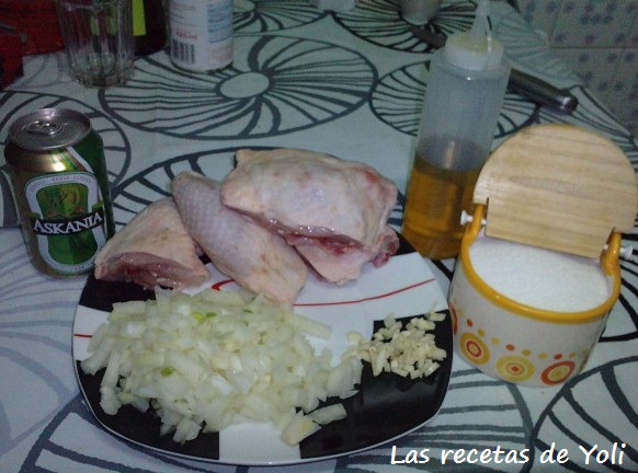Las recetas de Yoli: Pollo con cerveza