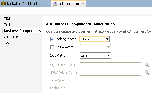 Все полезное о технологиях Oracle: Способы блокировки записей в ADF BC