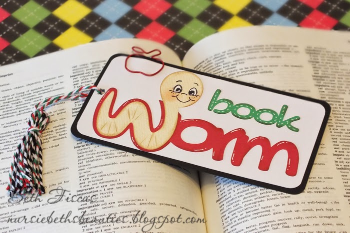 Beth's Beauties: Book Worm Bookmark