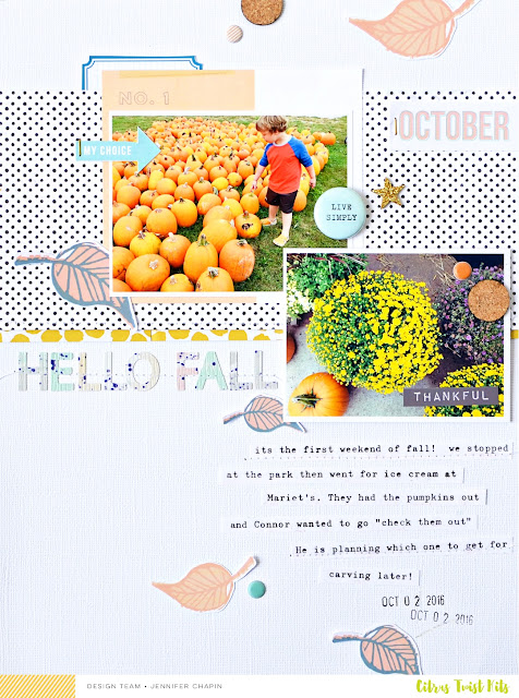 Citrus Twist Kits | Blog : Creating a Fall Layout with the October Kit