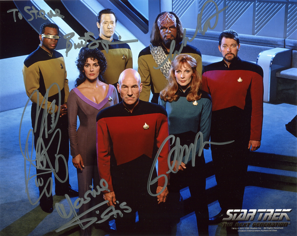 Cast of Star Trek: The Next Generation ~ Autographs Online