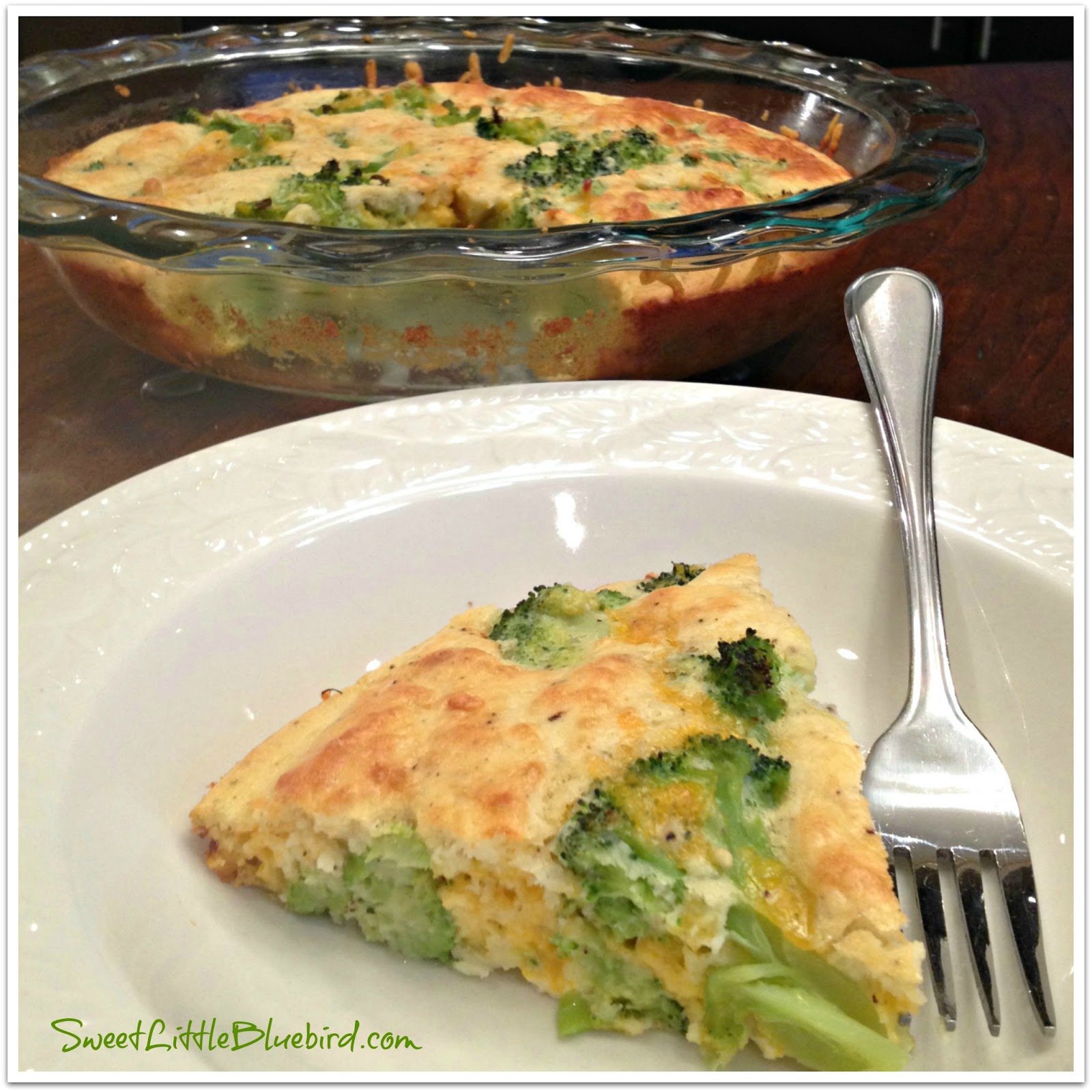 Impossibly Easy Vegetable Pie - Sweet Little Bluebird