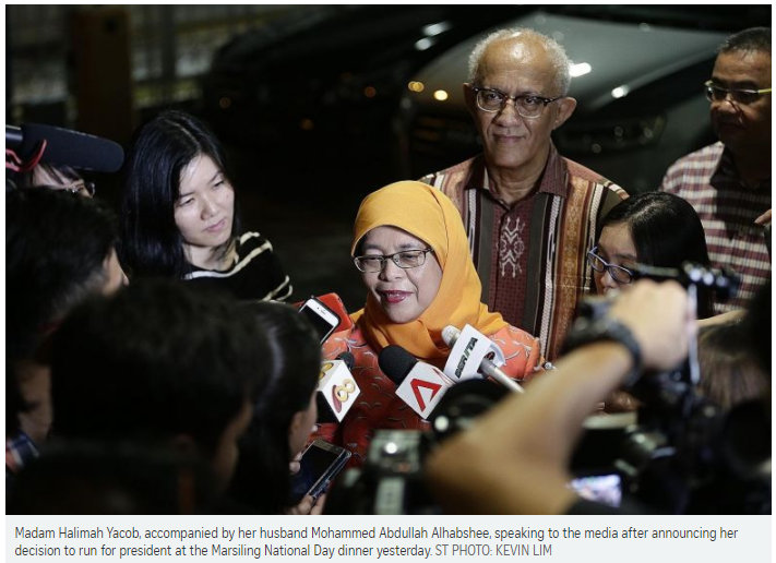 If Only Singaporeans Stopped to Think: Halimah Yacob to run for President