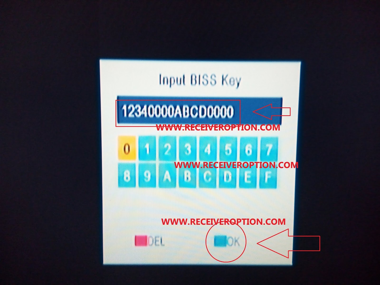 NEOSET 17000 HD RECEIVER BISS KEY OPTION - How To Enter Biss key Power ...