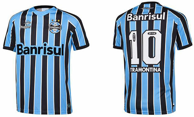 New Grêmio 2014 Home and Away Kits Released - Footy Headlines