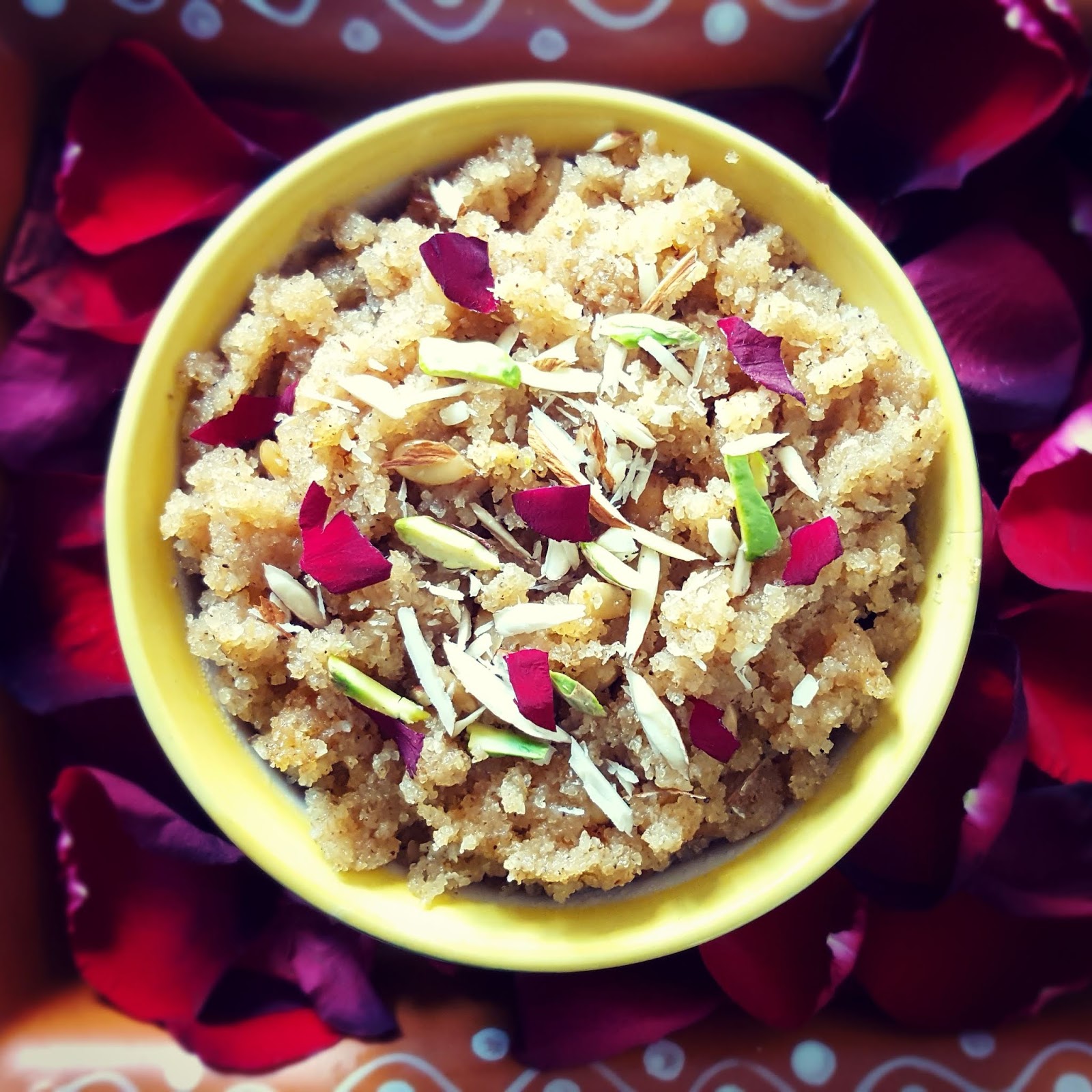 Sooji Badam Halwa | Semolina & Almond Pudding