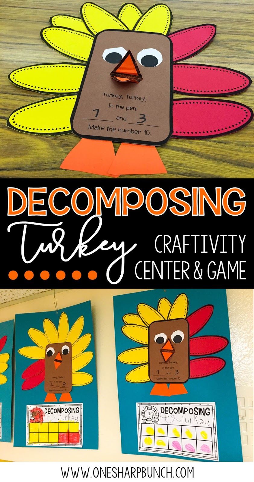 Building Number Sense with Decomposing Turkey - One Sharp Bunch