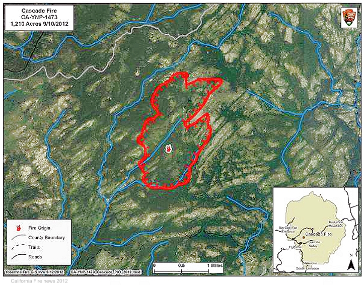 CFN - CALIFORNIA FIRE NEWS - CAL FIRE NEWS : CA-YNP- Cascade Fire 1210 ...