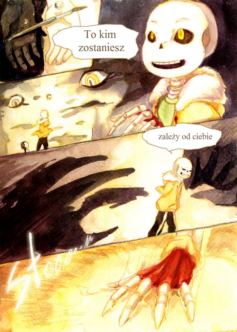 Undertale: Faith!Sans 2 [tłumaczenie PL] ~ Handlarz Iluzji