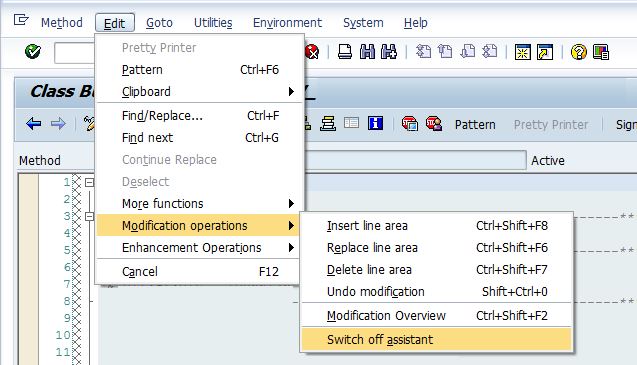 All about SAP: Modification Operations