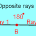 Answers To Math Problems: Opposite Rays Geometry