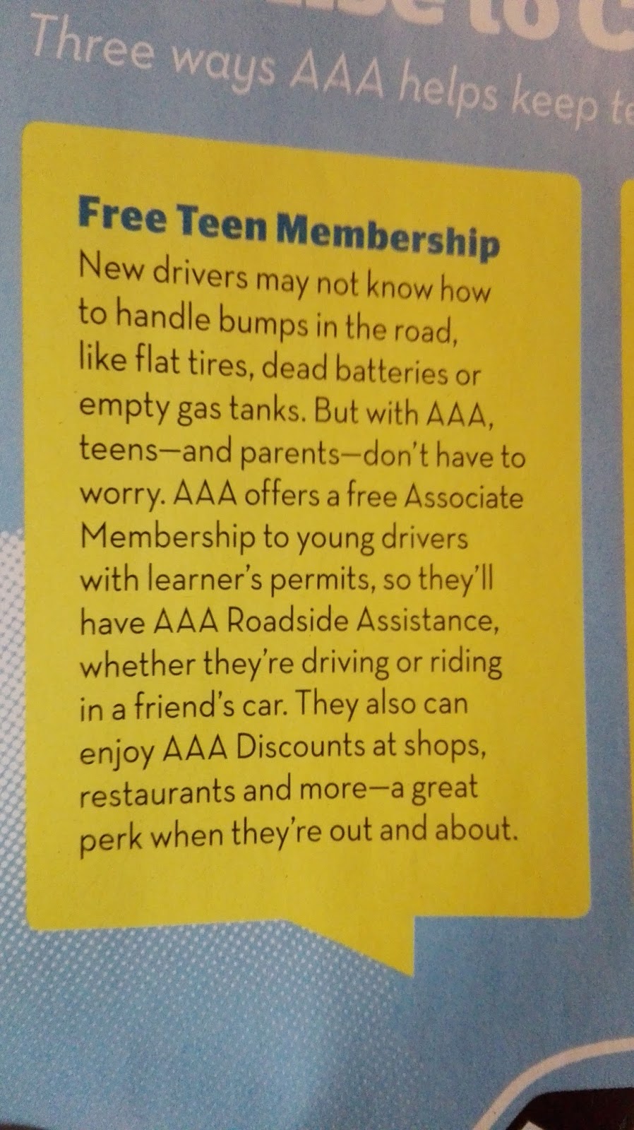 Save Green Being Green: Free AAA for Teen Drivers