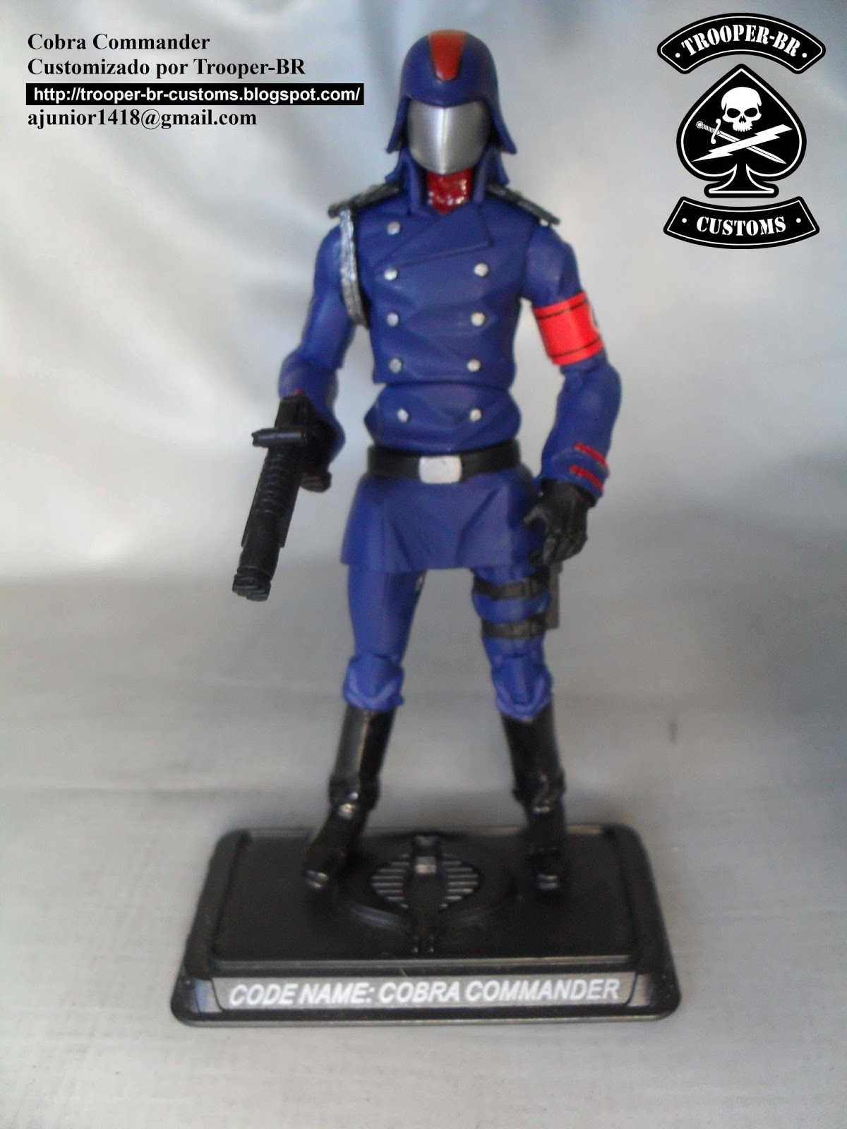 Gi joe Custom Action Figures: COBRA COMMANDER