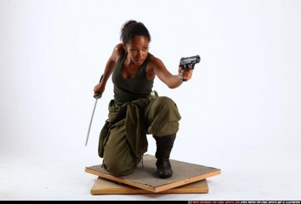 Advanced Figure Drawing 2012: Poses with guns, swords, and fighting