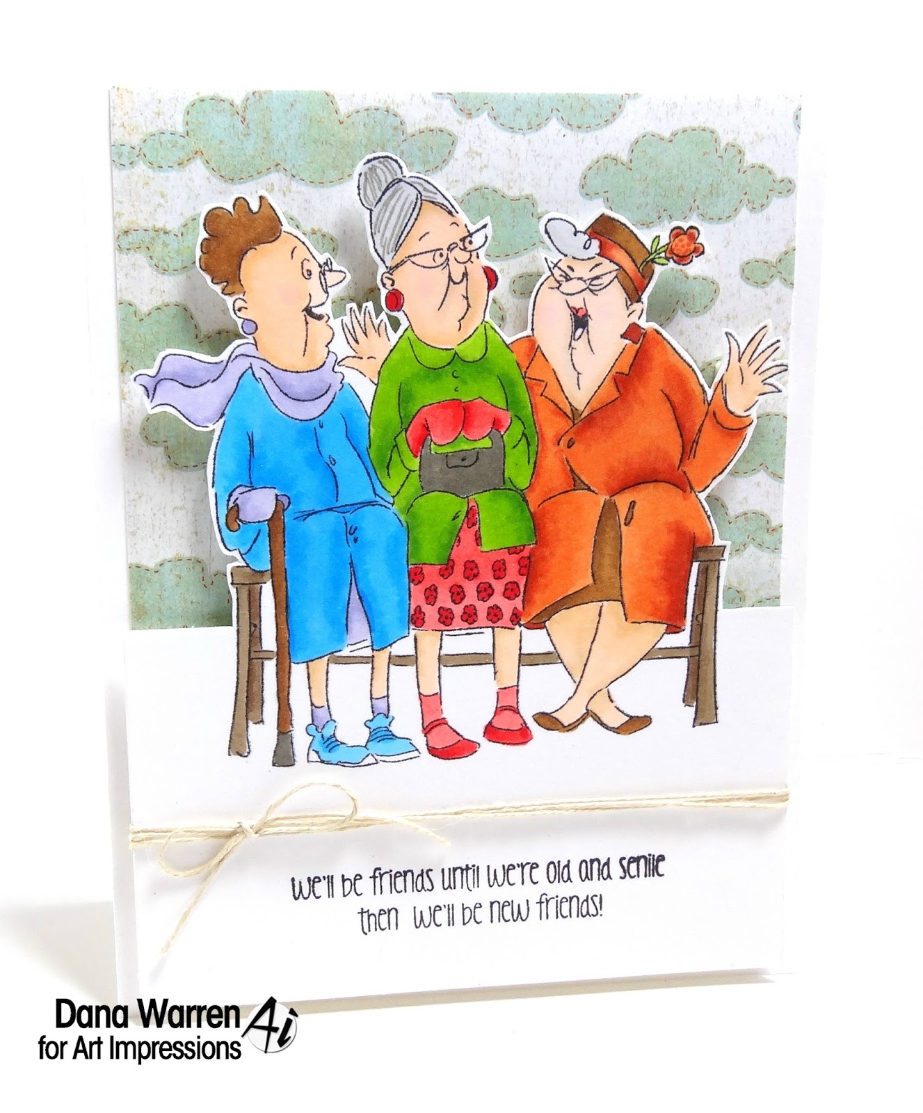 Kraft Paper Stamps: Art Impressions Hobby Lobby Blog Hop