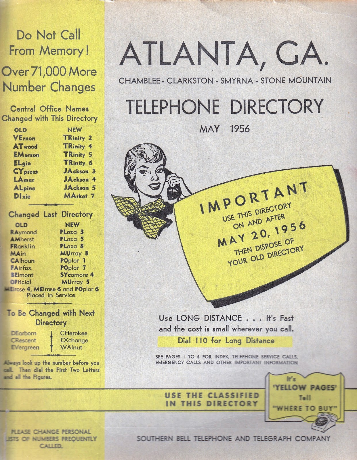INSIDE BOB FOREMAN'S BRAIN PART 2: COVER ART: ATLANTA TELEPHONE ...