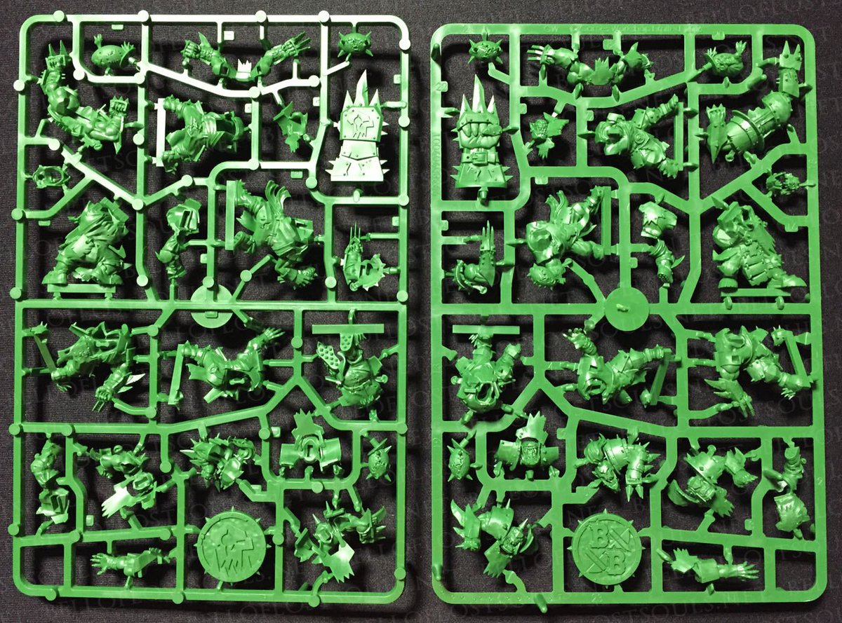 Wargame News and Terrain: Games Workshop: Blood Bowl Miniature Sprue ...