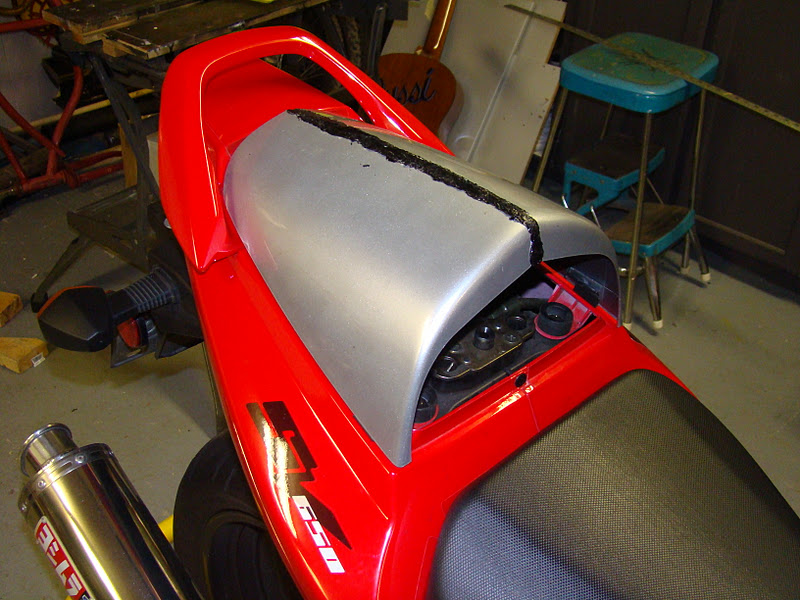 The World of JEK: Custom SV650 Rear Seat Cowl Step 1