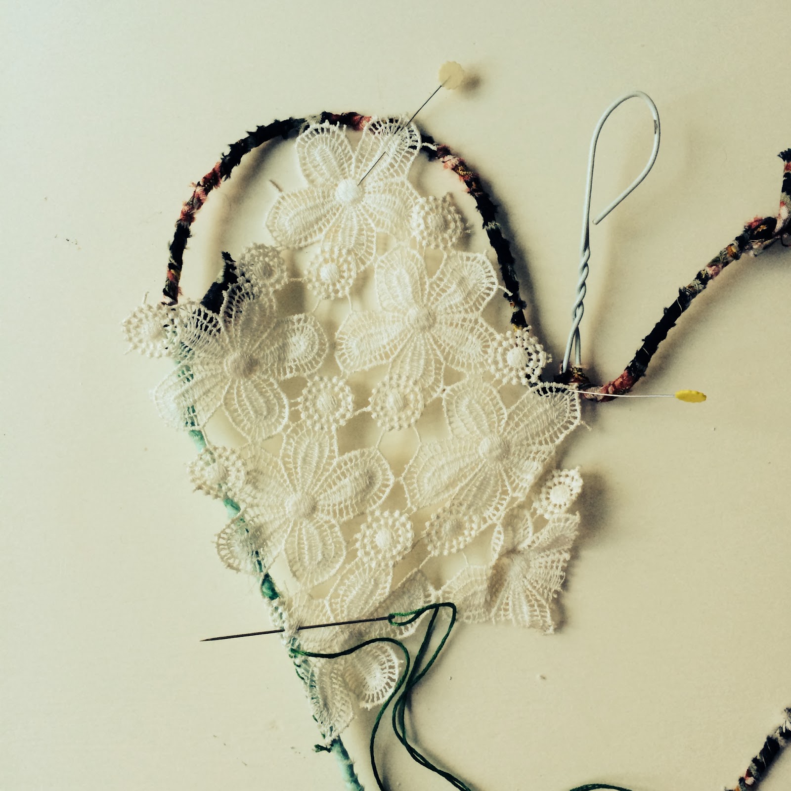 a hanging 'heart~catcher' how~to... | dottie angel | Bloglovin’