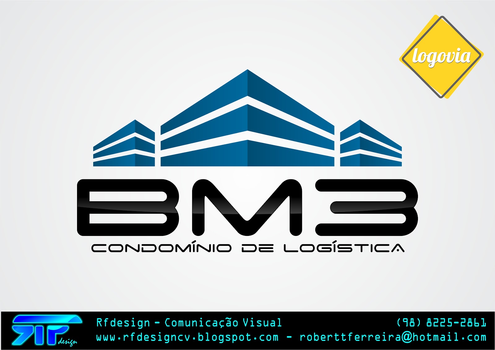 RFDESIGN - COMUNICAÇÃO VISUAL: LOGOMARCA BM3 CONDOMÍNIO DE LOGÍSTICA