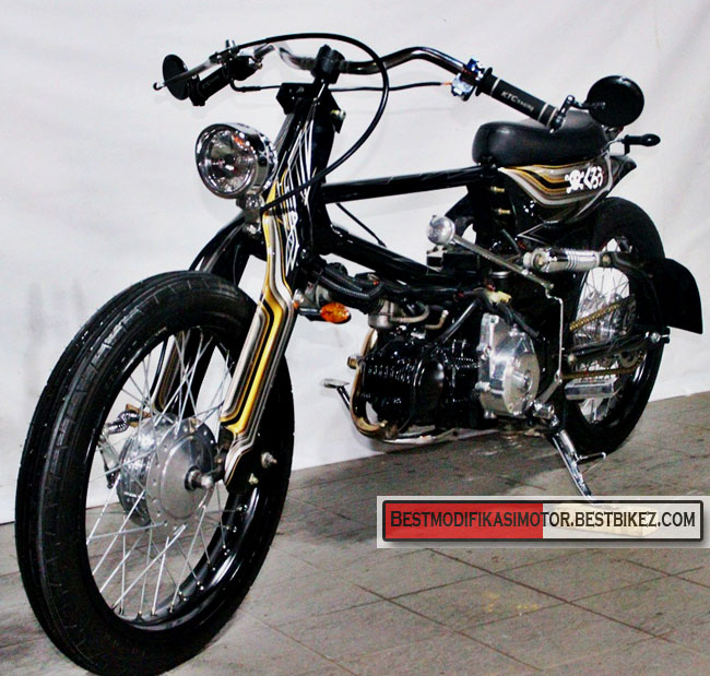 Modifikasi Honda Supra X 125 Choppy Cub - Gambar Modifikasi Motor Terbaru