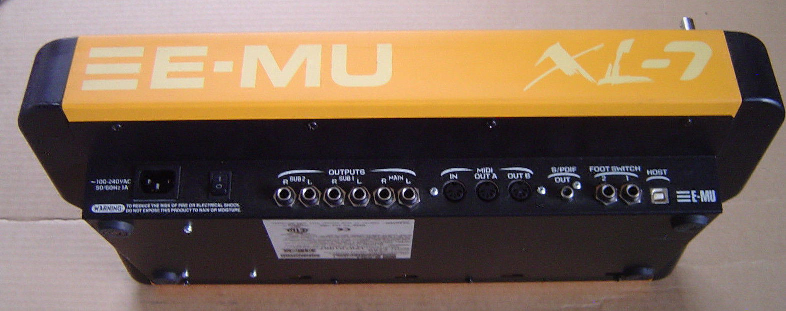 MATRIXSYNTH: E-MU XL-7 Synth/Multitrack Sequencer Command Station SN ...