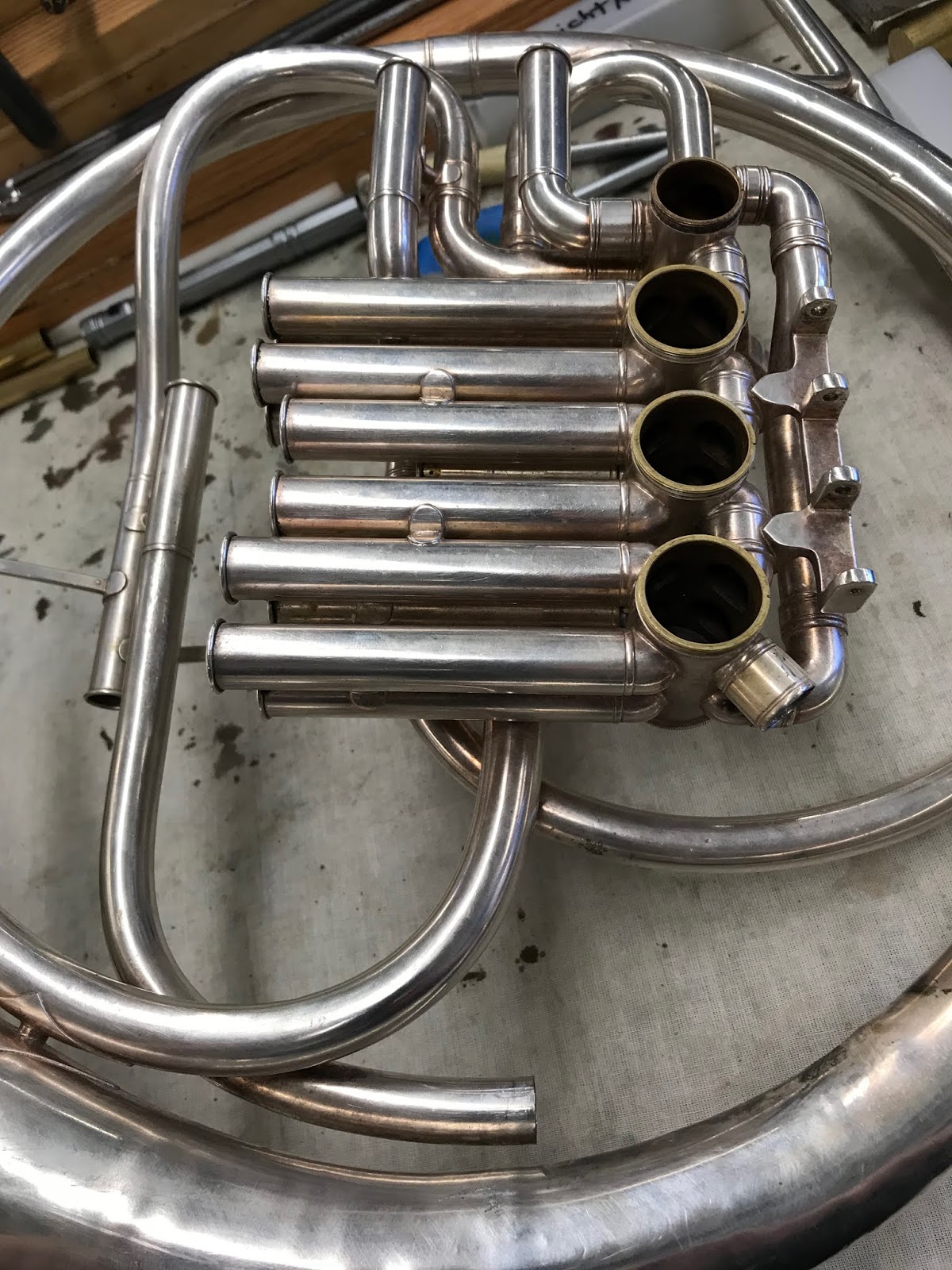 Band Instrument Repair and Wood Working Projects: Conn French Horn Bell ...