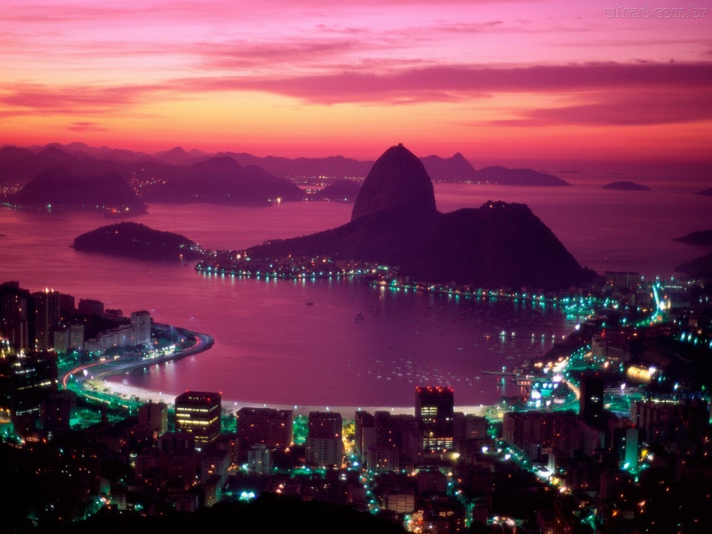 Río de Janeiro en la noche. - Las Mejores Fotografías del Mundo
