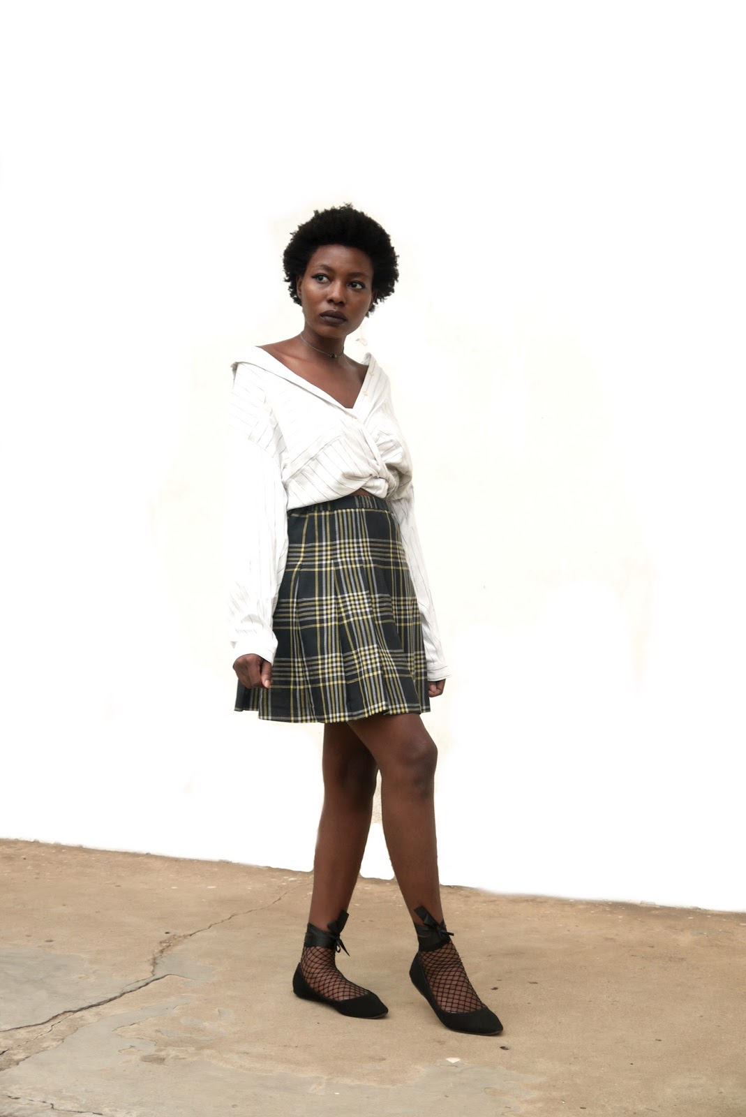 What I Wore: Clad in Plaid - Mira La Belle