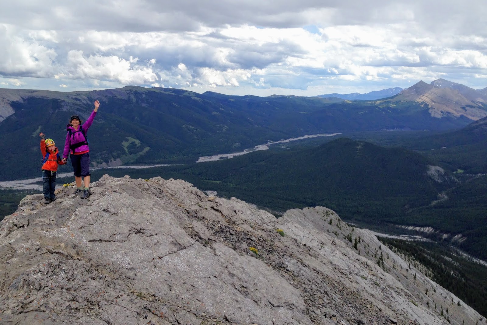 Family Adventures in the Canadian Rockies: First Summits - Nihahi Ridge ...