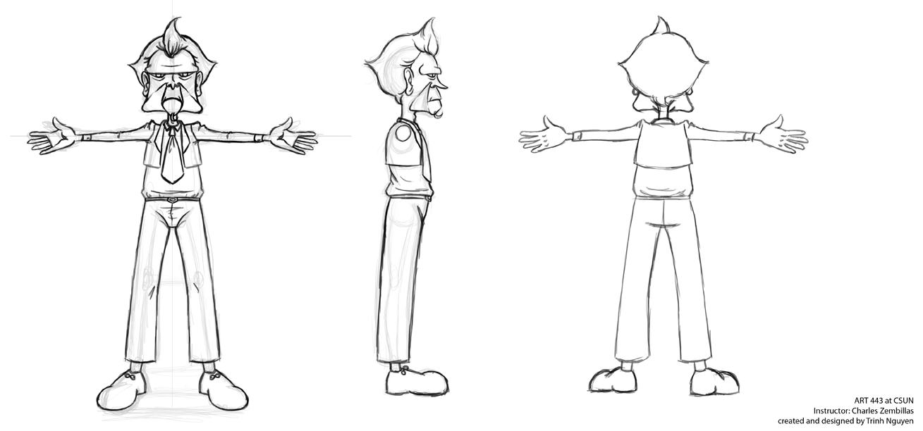 Tina N.: Character Rotation study