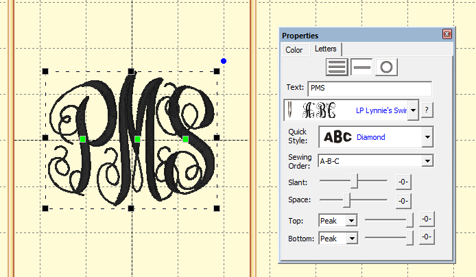 With Glittering Eyes: Stitching Monograms with Embrilliance Essentials