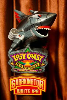 Tap Handle #615: Lost Coast - Sharkinator White IPA (Version 2)