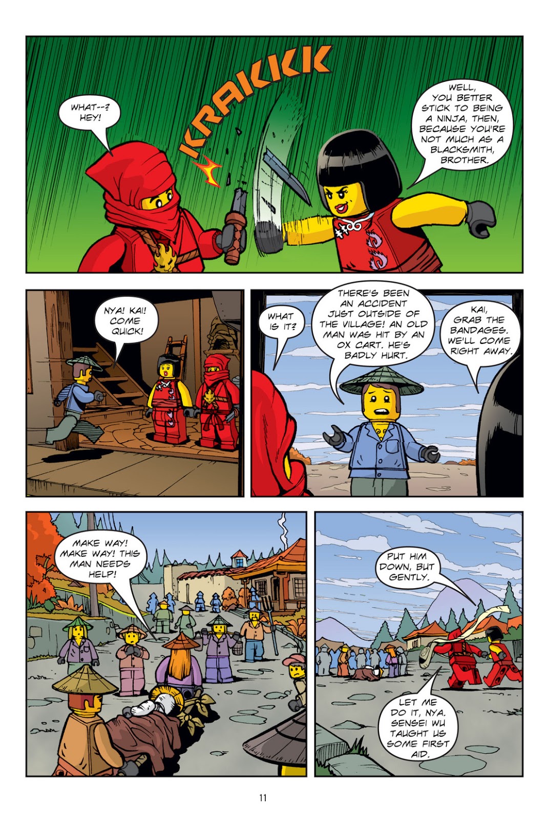 All About Bricks: Review: Ninjago Graphic Novels #1 & #2