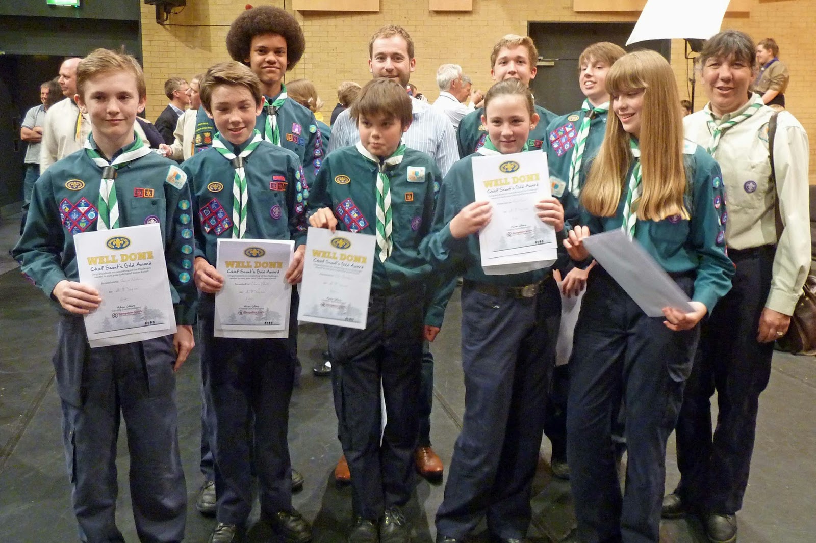 WOODSMOKE 500: Chief Scout Gold Award - 3rd Romsey Scouts